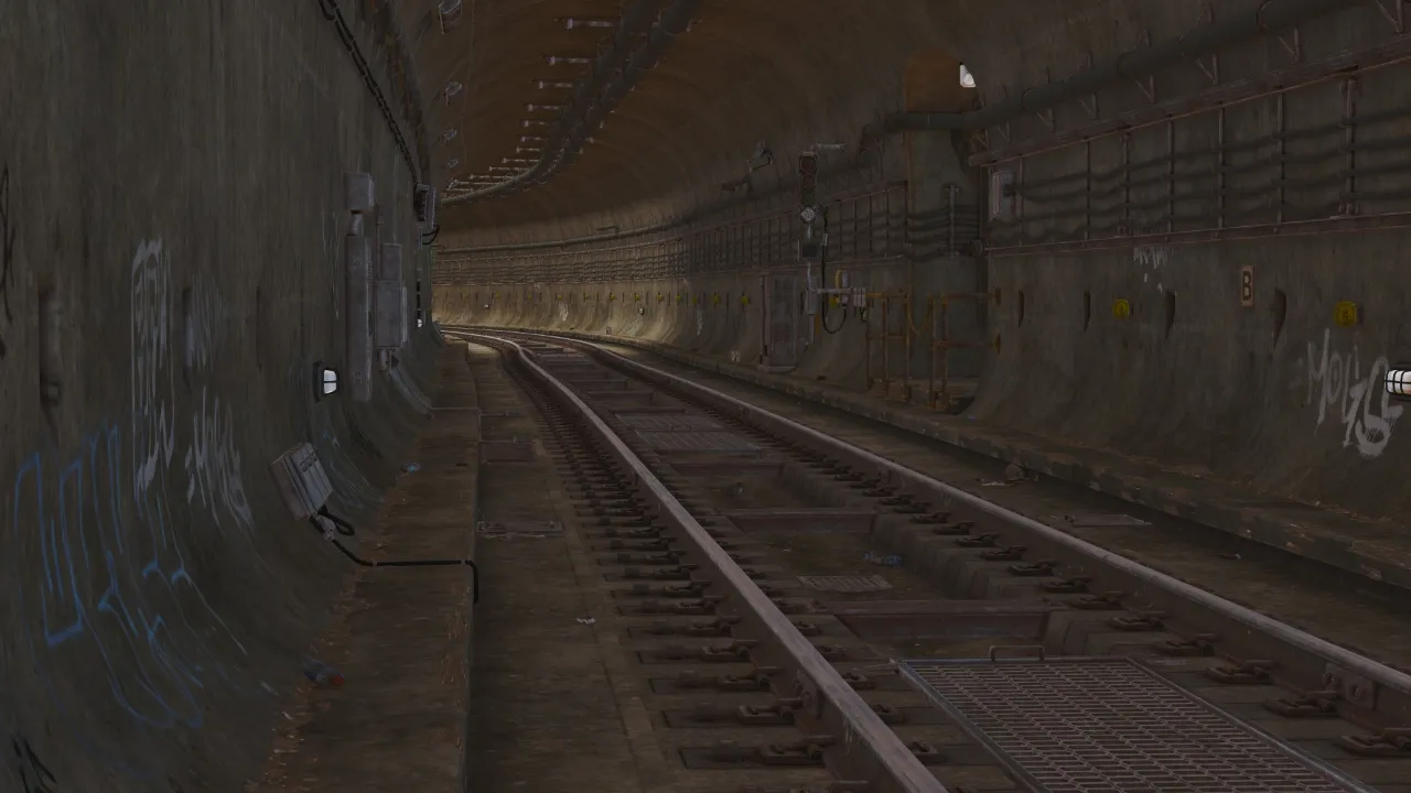 Subway Tunnel Environments — by Laird Destro